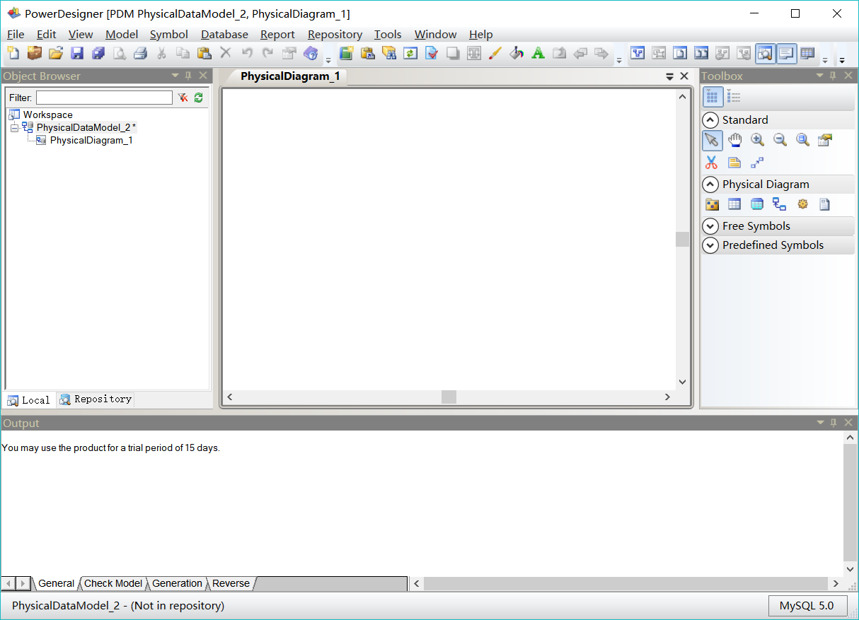 PowerDesigner 使用教程_powerdesigner教程-CSDN博客