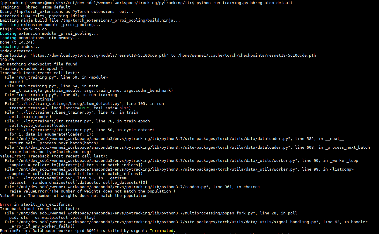ATOM代码运行（三） ---Train_如何用pytracking训练自己的数据集-CSDN博客