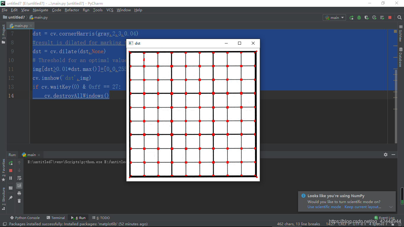 树莓派python Opencv 角点检测树莓派opencv角点检测 Csdn博客