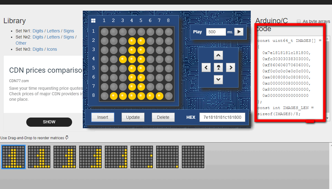 LED Matrix Editor 超好用 8*8 LED 点阵编辑器及使用分享-CSDN博客