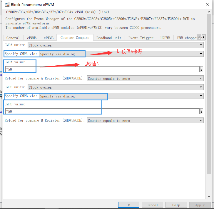 simulink自动生成代码之epwm_simulink epwm模块接口-CSDN博客