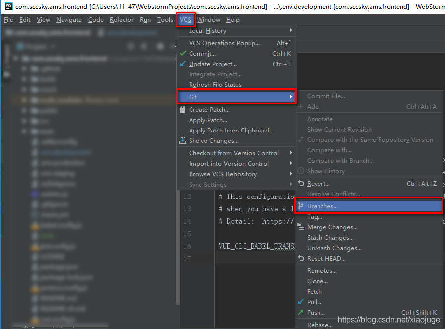 Idea 或者 Webstrom 上 创建 Git 远程分支,提交代码,删除 Git 远程分支 Webstorm删除工程git Csdn博客
