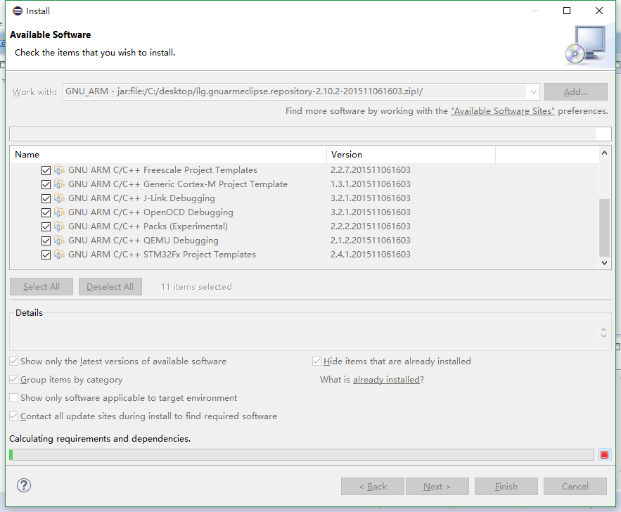 用Eclipse开发stm32（GNU ARM Eclipse Plug-in）(编码+编译+下载+调试)_gnu arm eclipse 插件下载-CSDN博客