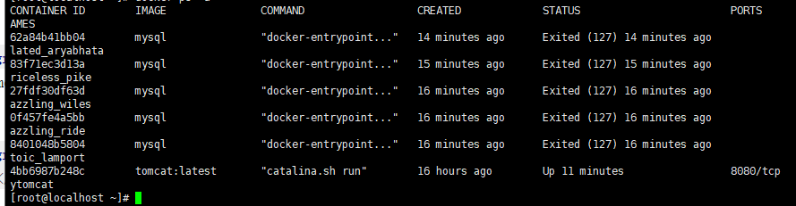 docker出错/usr/bin/docker-current: Error parsing reference: "‐‐name" is not a valid repository/tag ...