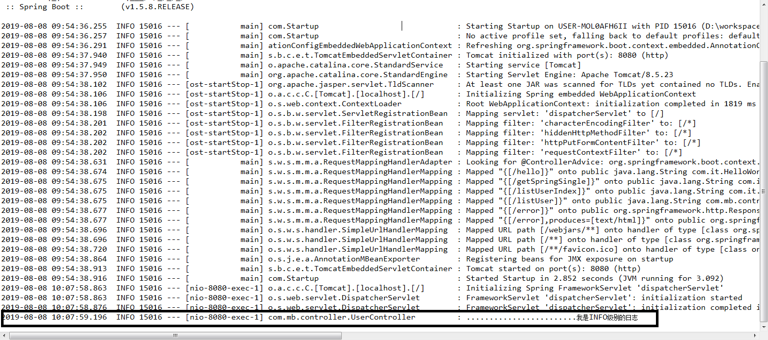springBoot 开启默认 Log_spring-boot-starter-logging-CSDN博客