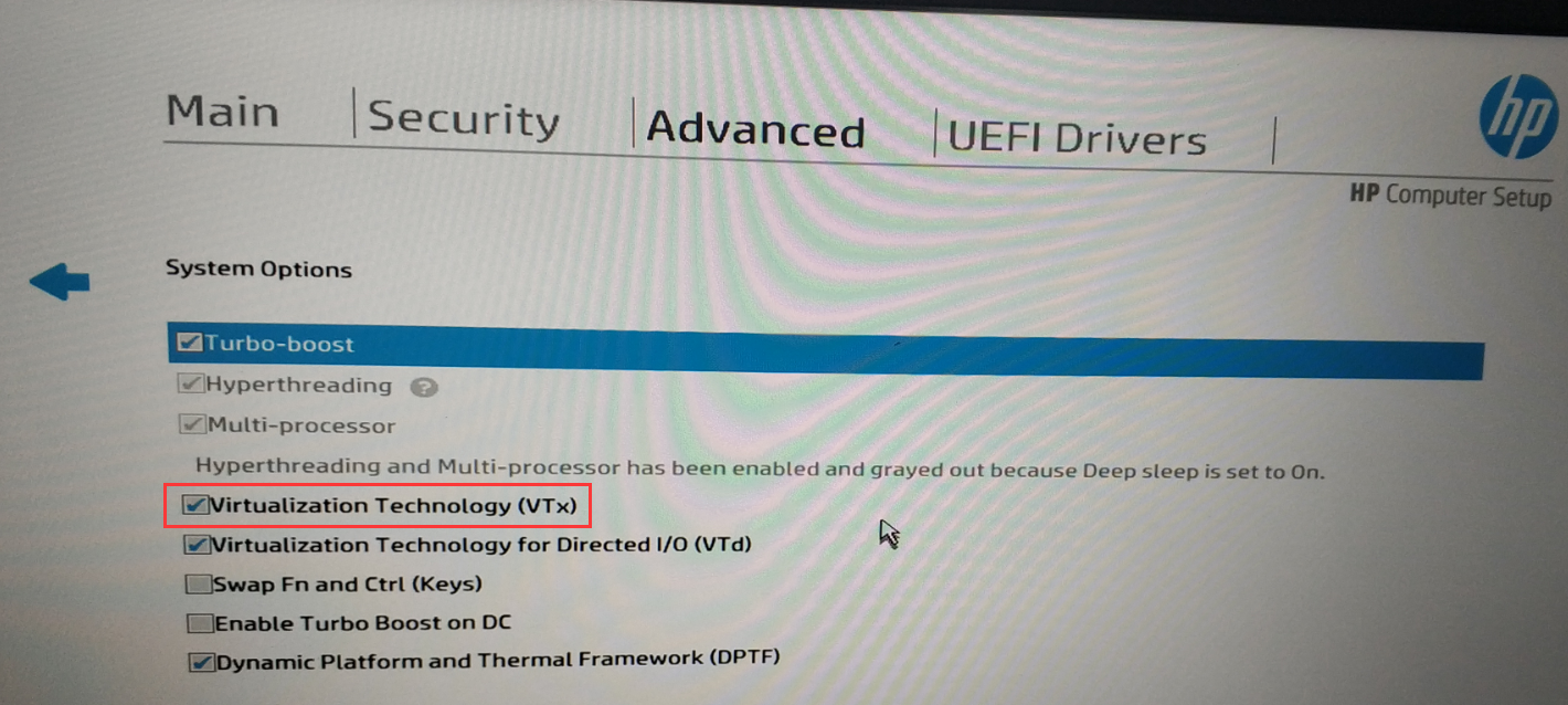 win10专业版使用vmware安装虚拟机时“出现此主机支持Intel VT-x，但Intel VT-x处于禁用状态”。_hp 440 vtx-CSDN博客