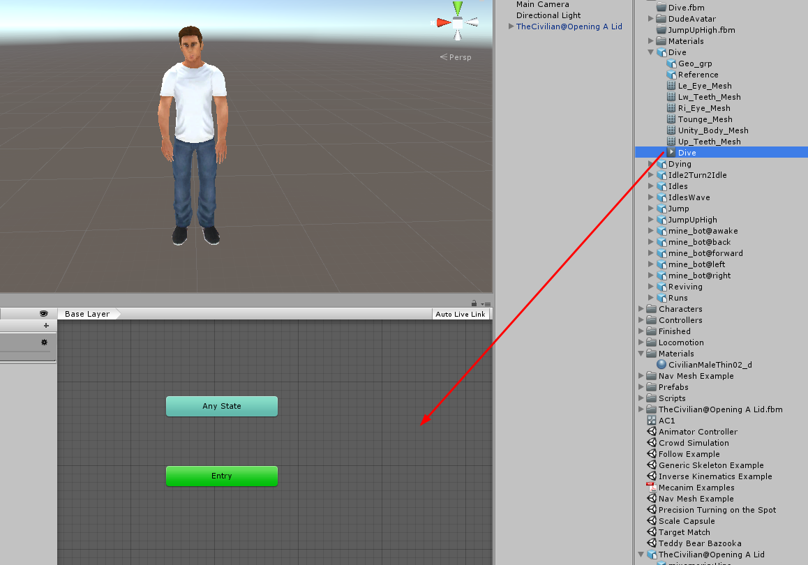Unity基础（12）—— Mecanim动画系统下Animatior 的使用_animator state loop-CSDN博客