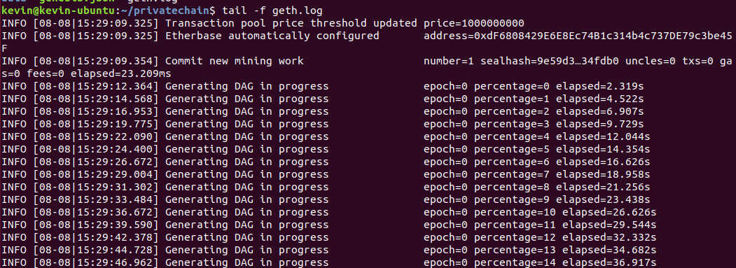 在Ubuntu下使用Geth搭建自己的以太坊私有链_ubantu geth miner.start-CSDN博客