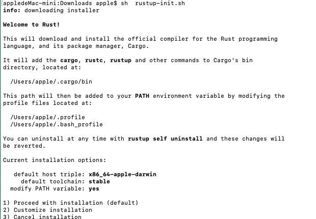 macOS使用rustup安装Rust_info: downloading installer-CSDN博客