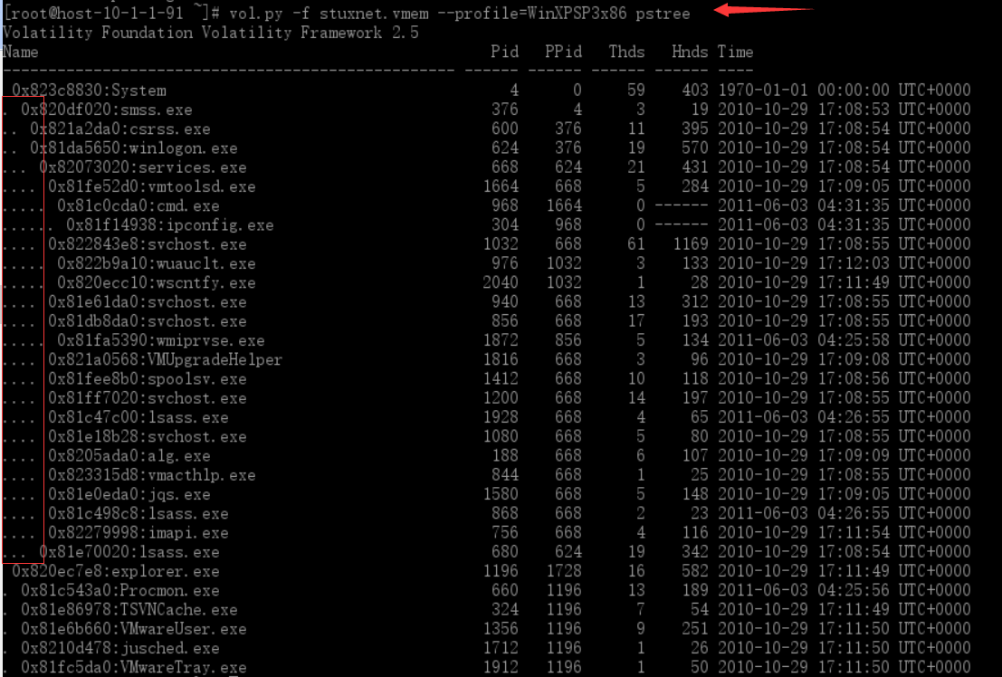 Volatility取证分析工具使用_vol.py-CSDN博客