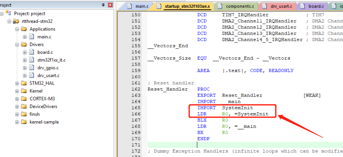 RT-Thread程序启动过程_rtthread systeminit-CSDN博客