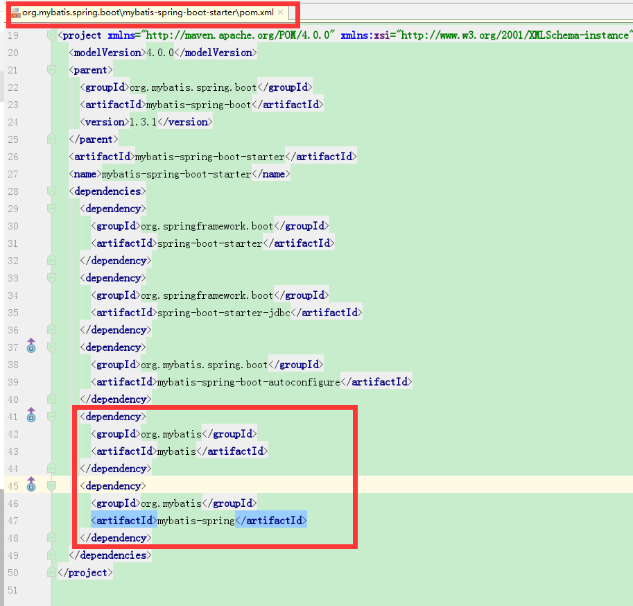 Spring Boot 依赖包 Mybatis Spring Boot Starter 和 Mybatis的区别mybatis Spring Boot Starter和mybatis依赖的
