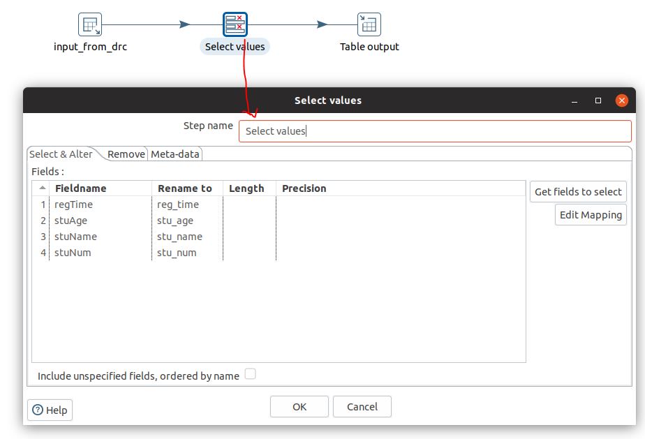 kettle基本使用：把数据从一个数据库的一张表抽取到另一个数据库的另一张表_kettle使用将某个库的一张表的数据导出到另一个库的某张表-CSDN博客