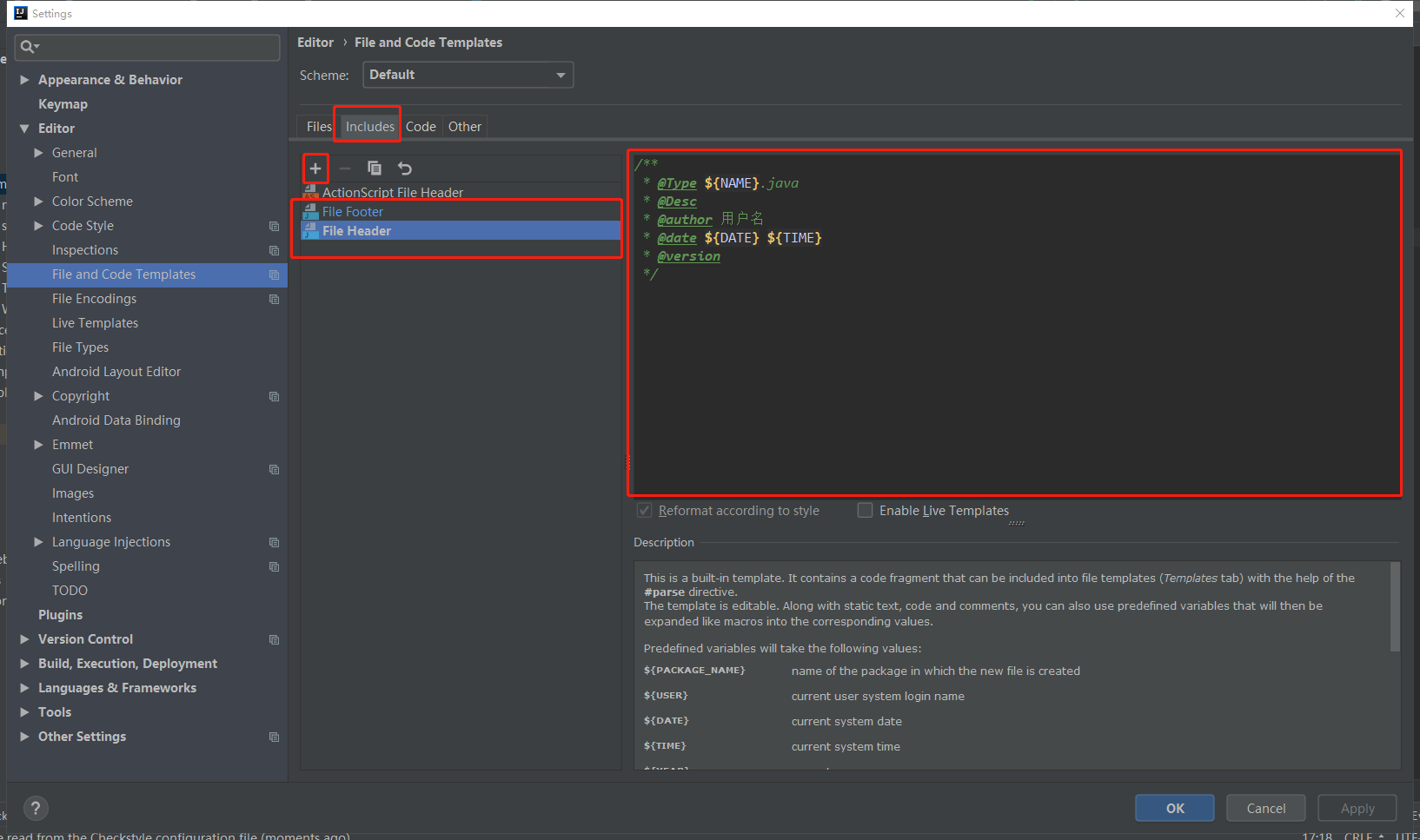 IDEA code template配置和参数详解-CSDN博客
