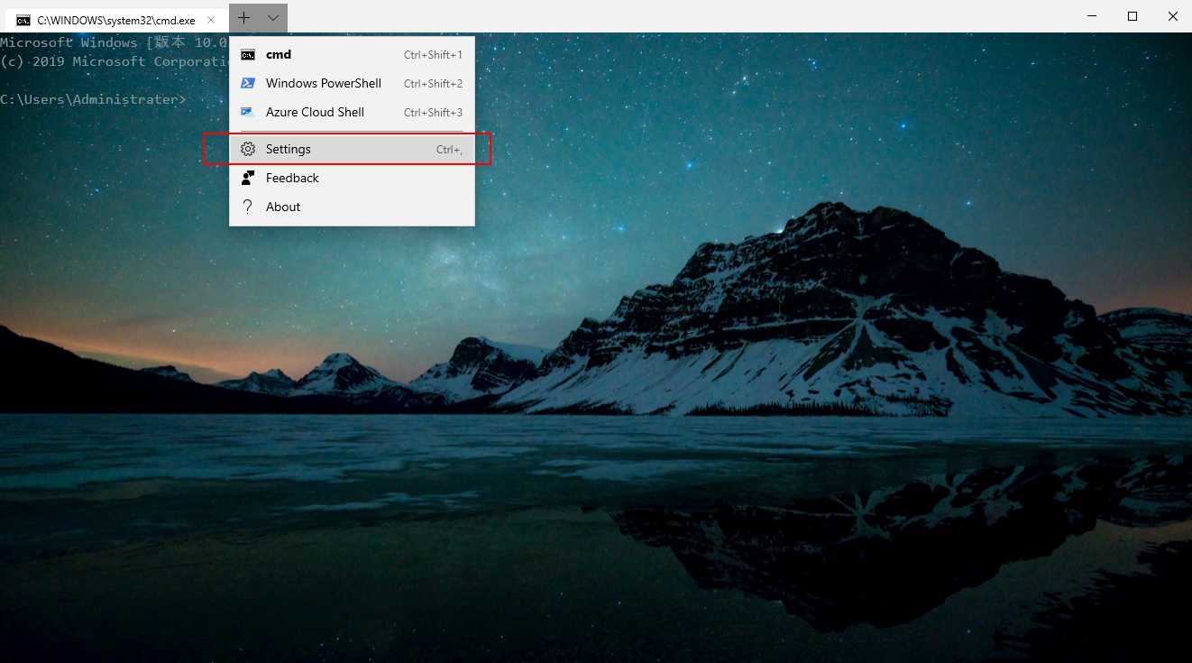 window microsoft/terminal 修改设置默认打开cmd 命令行选项卡_windows terminal默认cmd-CSDN博客