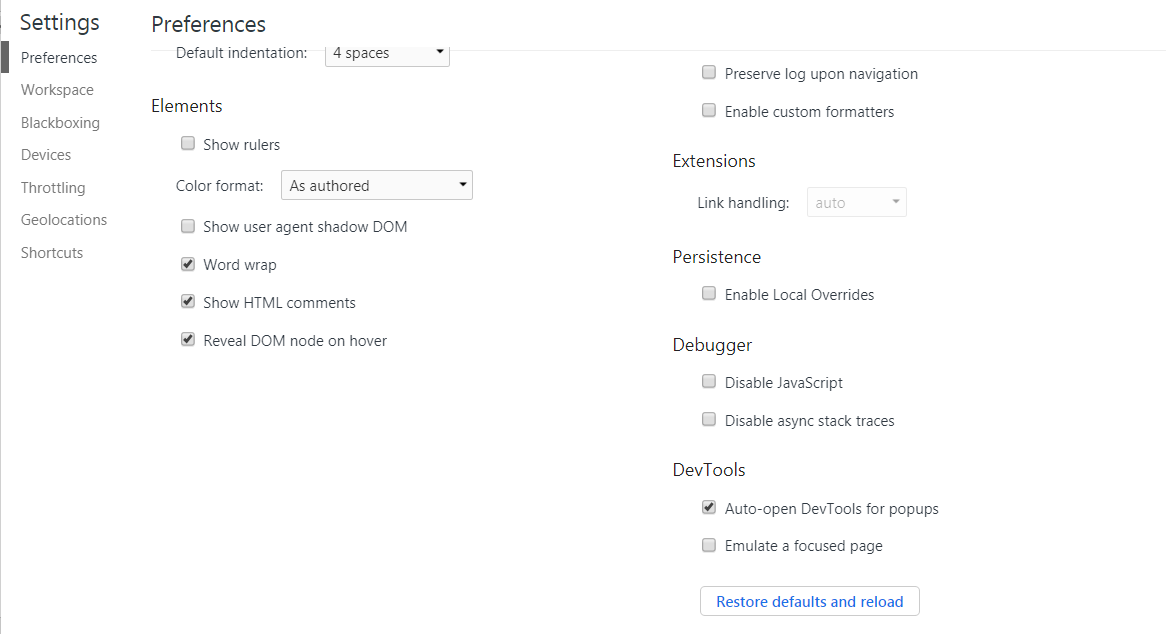 谷歌浏览器调试页面总是打开新界面DevTools_auto-open devtools for popups-CSDN博客