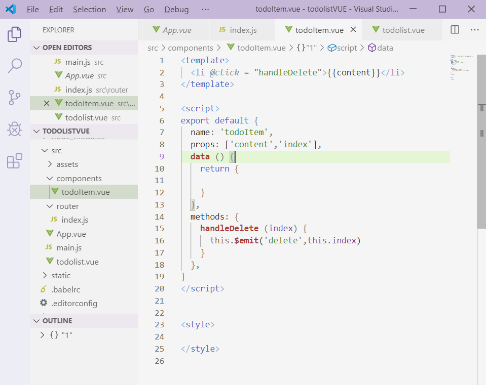 【11】前端实习：VUE 使用vue-cli做一个todolist （完整详细代码）_vue todolist源码-CSDN博客
