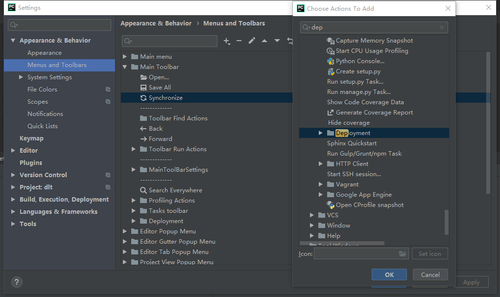 Pycharm toolbar 工具栏添加扩展_pycharm添加svn工具栏扩展-CSDN博客
