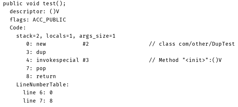 java虚拟机指令dup的理解_dup指令后,栈顶由2个相同数据-CSDN博客