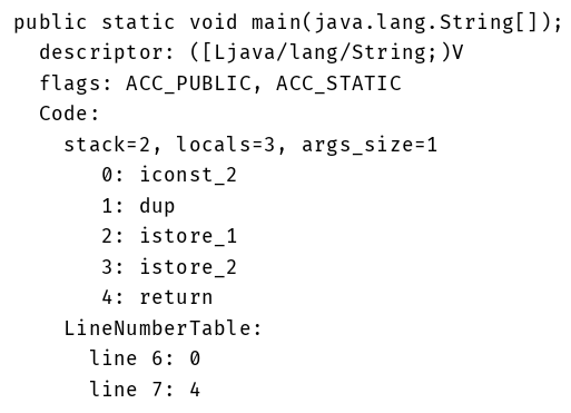 java虚拟机指令dup的理解_dup指令后,栈顶由2个相同数据-CSDN博客