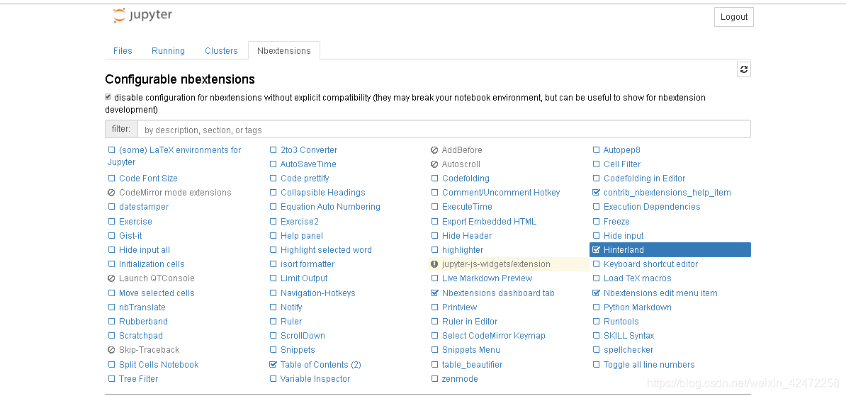 Jupyter Notebook中自动补全代码方法:jupyter Notebook中如何在输入前几个英文字母就会自动出现输过的代码 Csdn博客