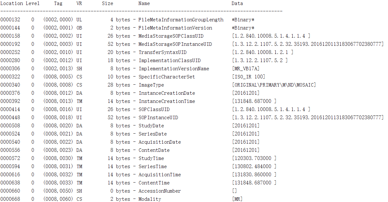 使用matlab读取MRI影像的DICOM文件&header_dicomread, dicominfo函数-CSDN博客