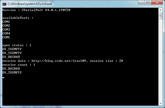 CSerialPort跨平台串口类库2019-07-28 - itas109的专栏 - CSDN博客
