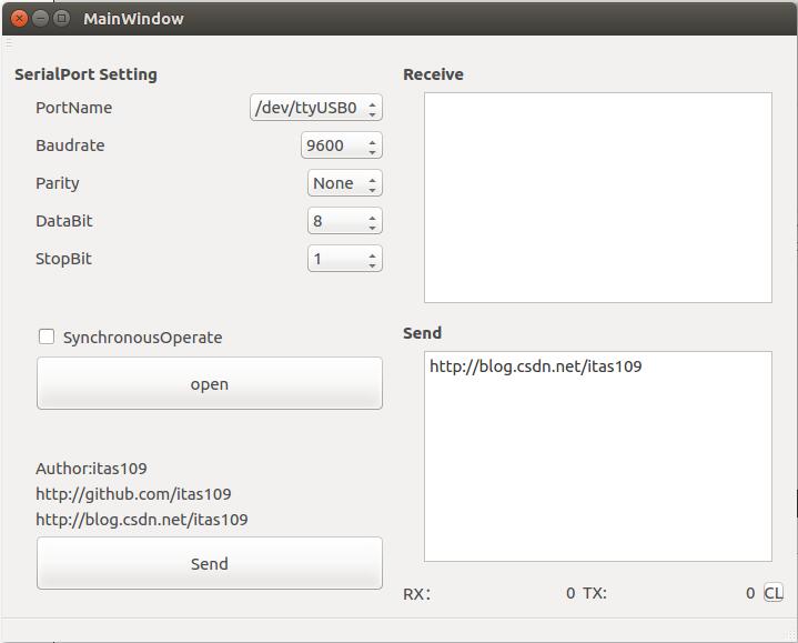CSerialPort跨平台串口类库2019-07-28 - itas109的专栏 - CSDN博客