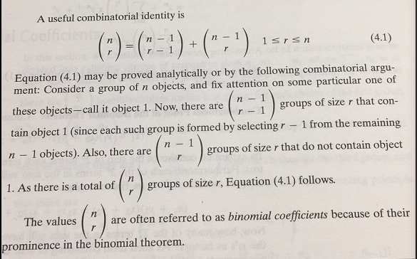 组合公式C(n,r)=C(n-1,r-1)+C(n-1,r)的解释。_c*(n,r)的加法定理-CSDN博客