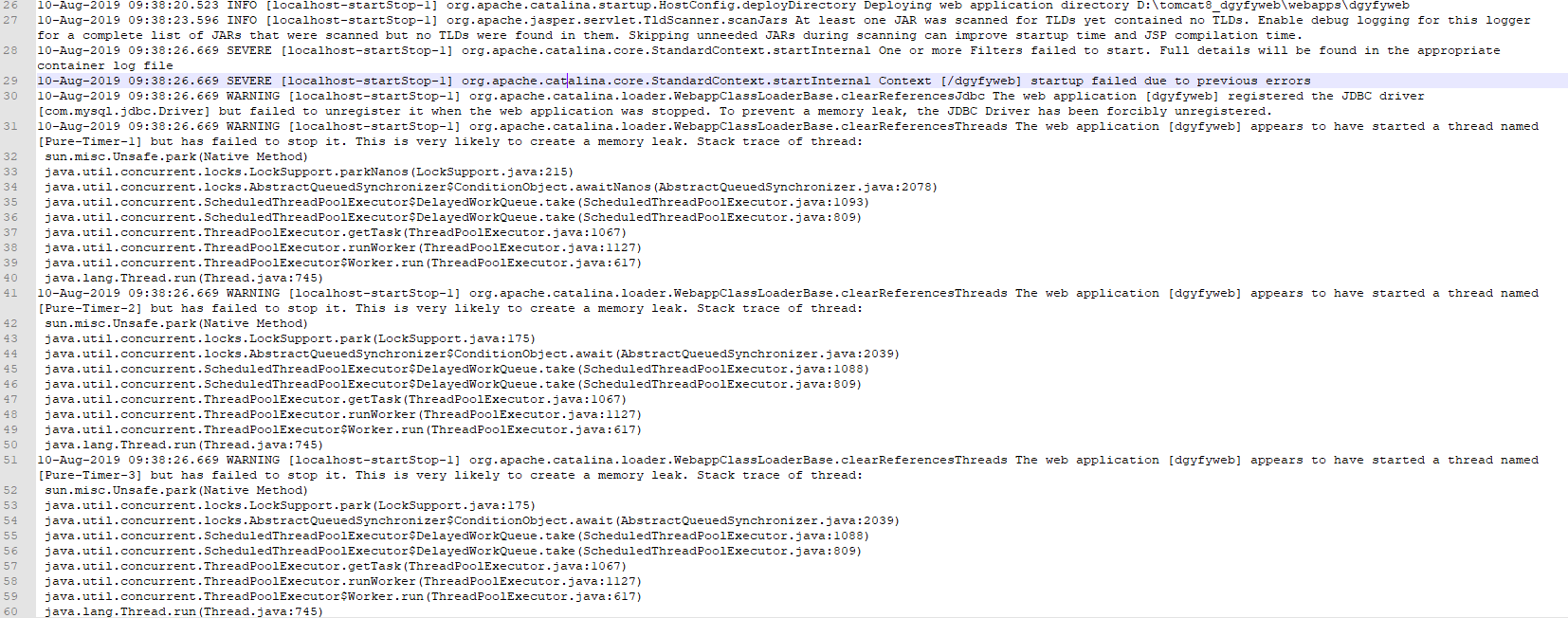 but failed to unregister it when the web application was stopped-CSDN博客
