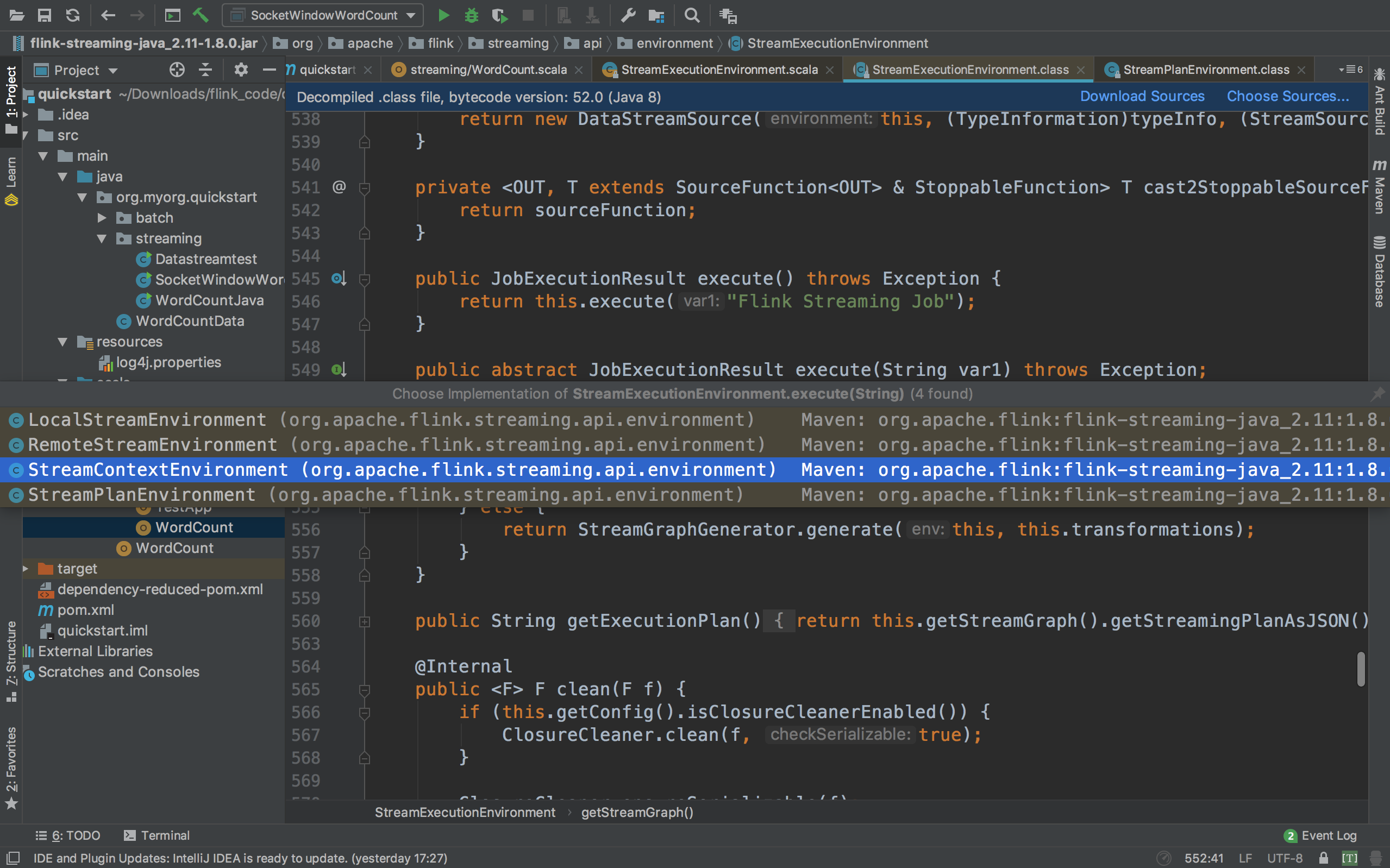 Flink源码阅读之生成StreamGraph_flink streamgraph-CSDN博客