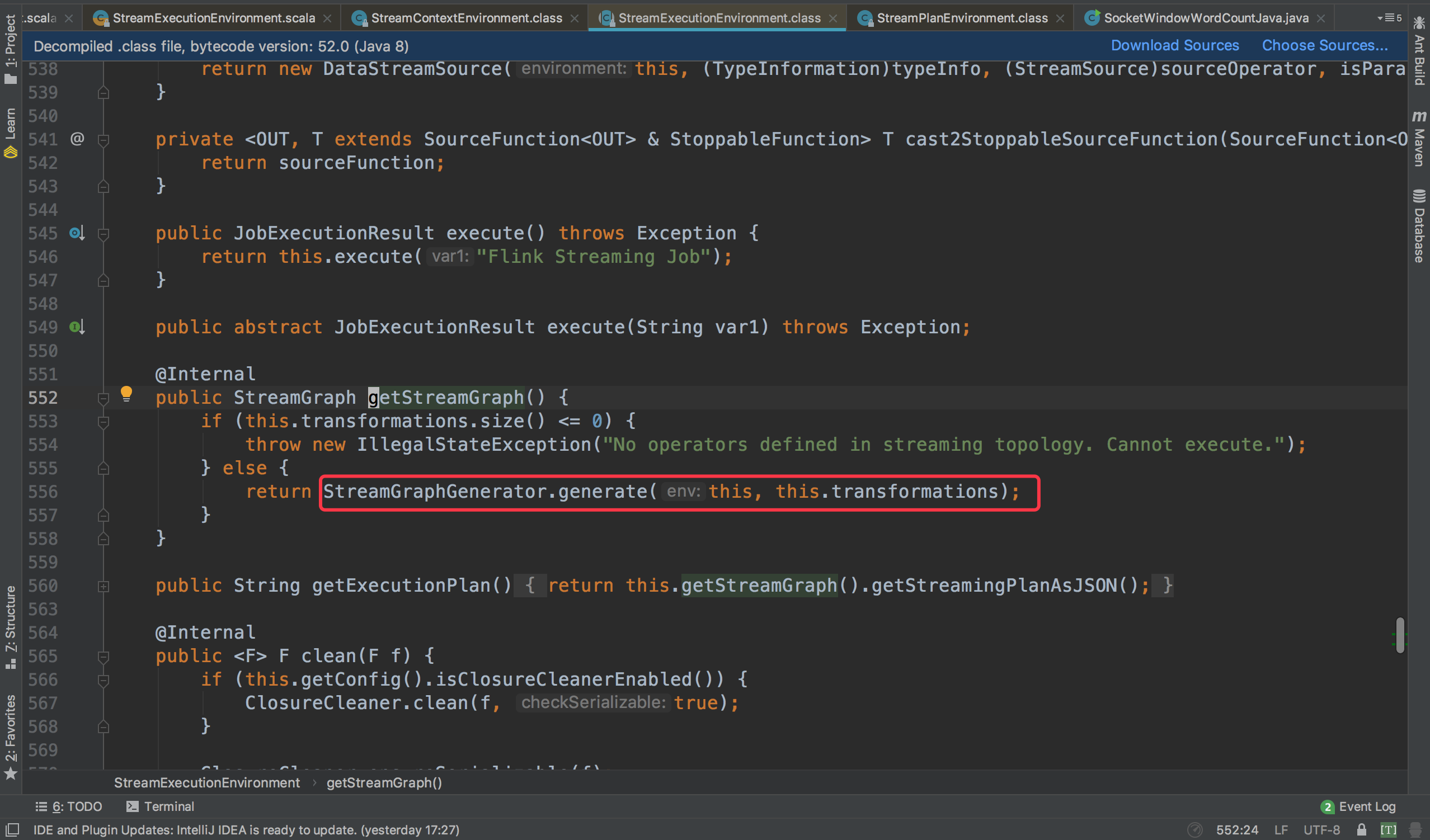 Flink源码阅读之生成streamgraphflink Streamgraph Csdn博客 