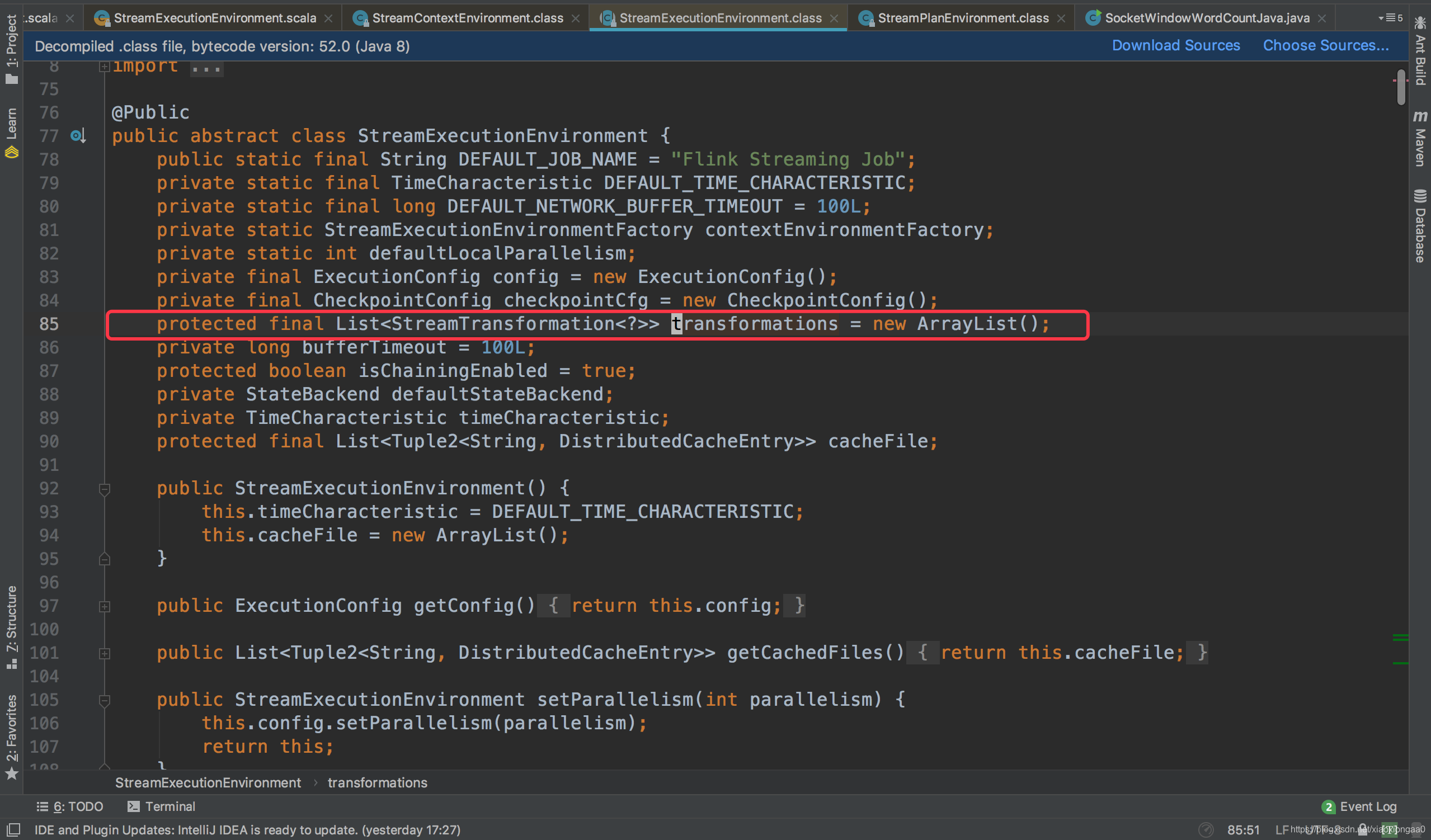 Flink源码阅读之生成streamgraphflink Streamgraph Csdn博客