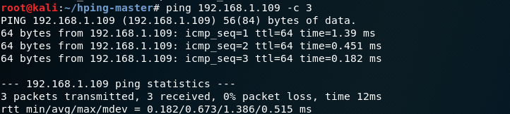 Kali Linux-hping安装与模拟一次DDOS攻击_hping命令模拟ddos-CSDN博客