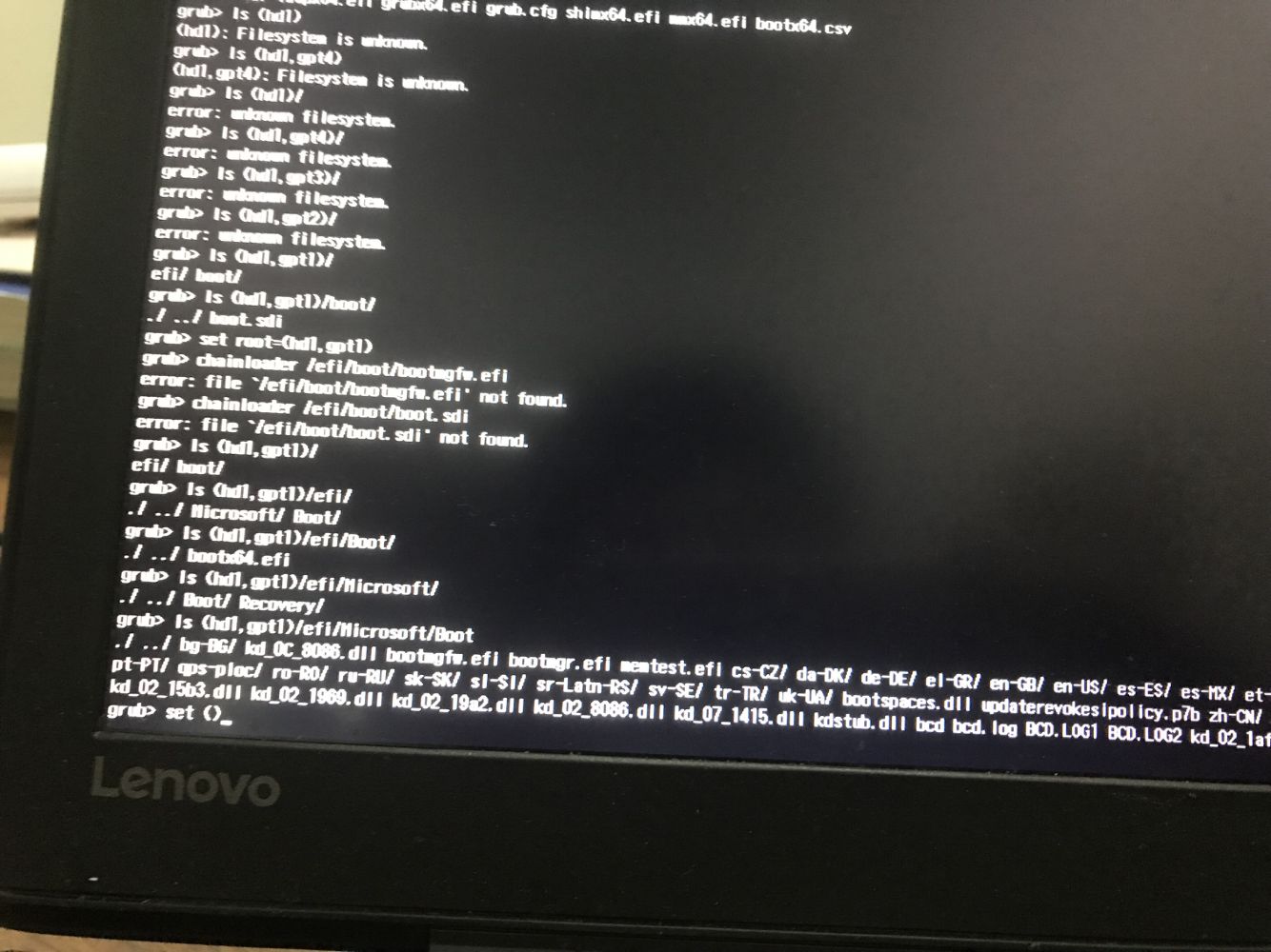 win10解决l开机grub页面问题_grub cant find command root-CSDN博客