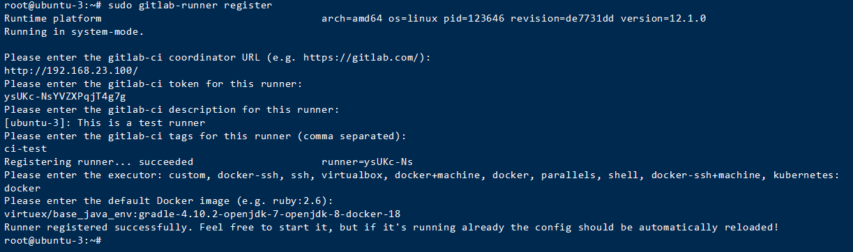 Gitlab配置Gitlab-Runner实现简单的CI/CD_gitlab cid runner的ip-CSDN博客