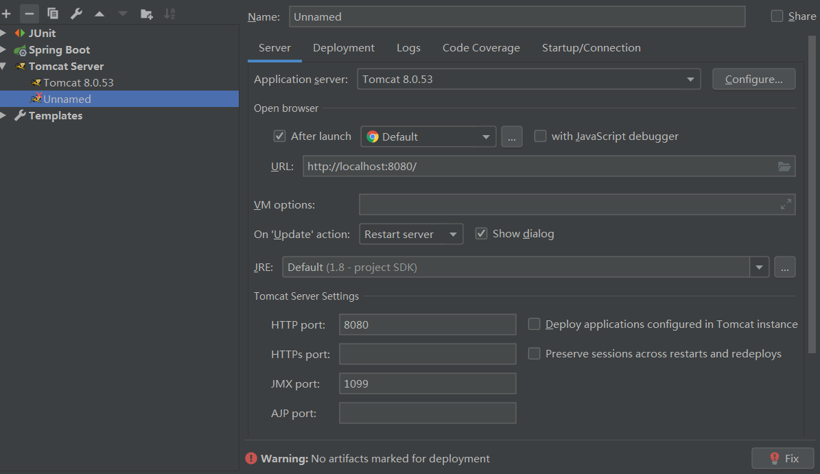 SpringBoot使用IDEA设置的外部Tomcat启动，遇到的问题和解决_外置tomcat启动spring boot项目成功后秒失败-CSDN博客