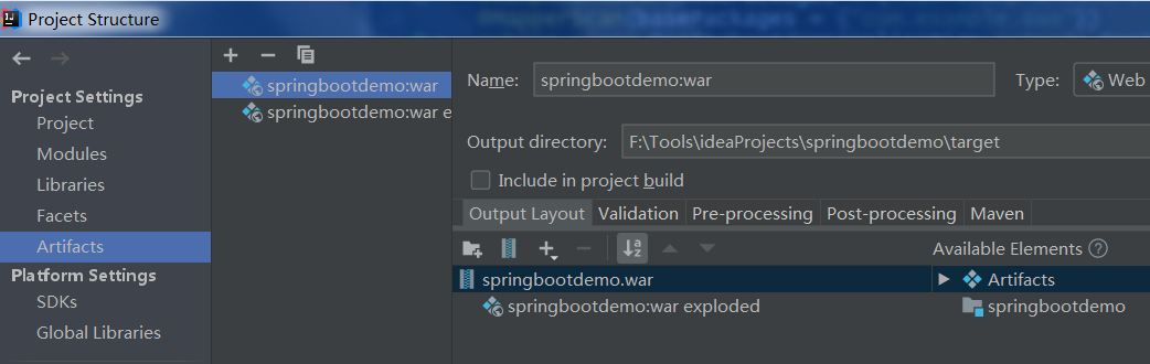 SpringBoot使用IDEA设置的外部Tomcat启动，遇到的问题和解决_外置tomcat启动spring boot项目成功后秒失败-CSDN博客