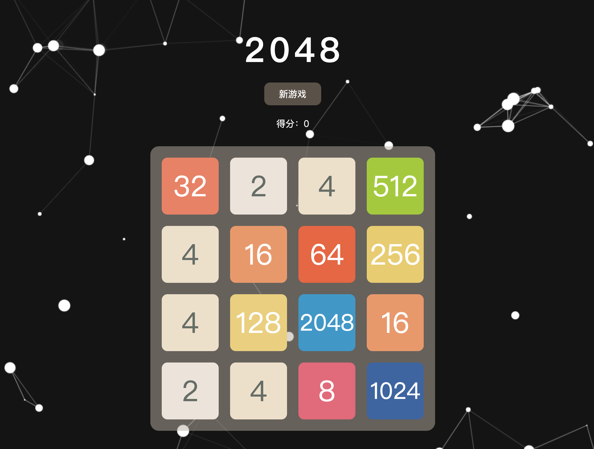 html+css+JavaScript实现2048小游戏（附源码）_html2048代码-CSDN博客