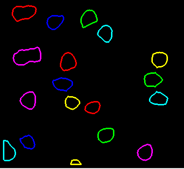 第五课： 图像的 BLOB 分析处理几何变换（union_adjacent_contours_xld）--find_pads.hdev，count_pellets.hdev ...