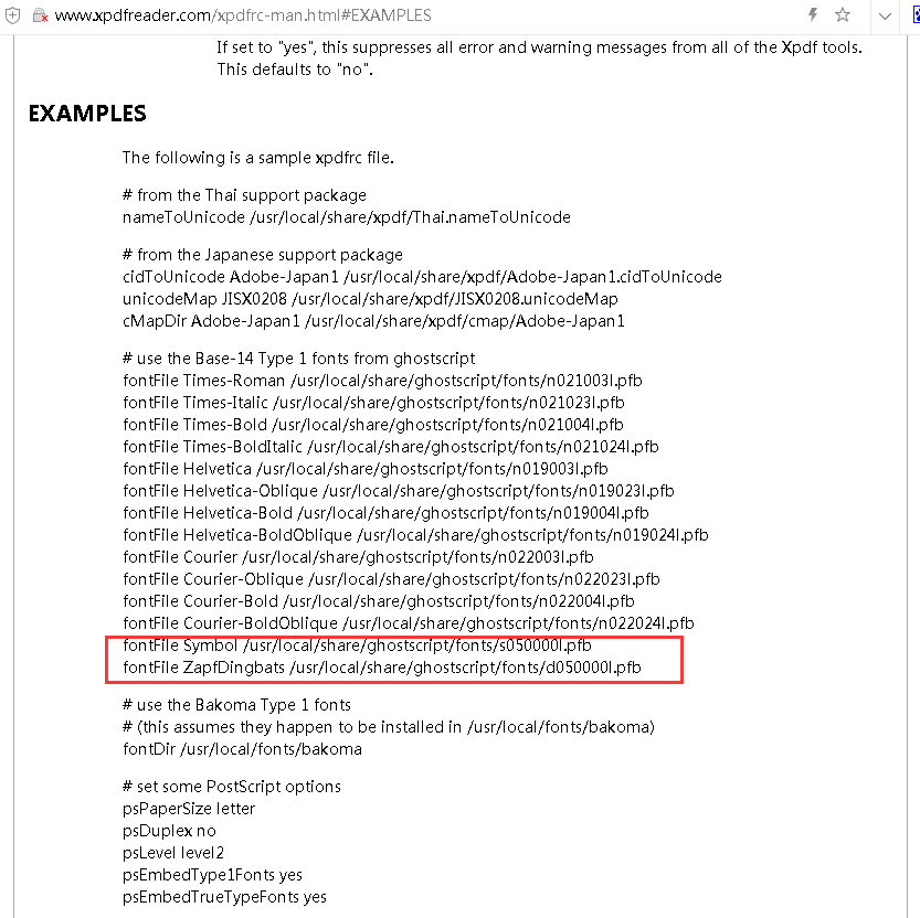 解决Windows下xpdf转换中文pdf时报错字库缺失问题 - 图文教程_no display font for 'symbol-CSDN博客