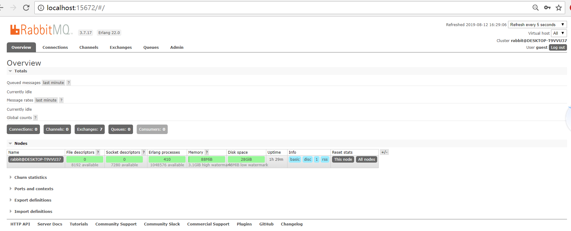 RabbitMQ操作http://localhost:15672/无法登陆_github打不开rabbitmq-CSDN博客