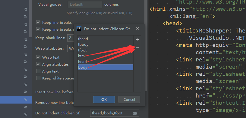 idea中HTML格式化时标签缩进问题_html格式化缩进-CSDN博客