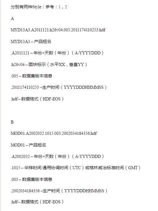modis数据命名规则_modis条带号-CSDN博客