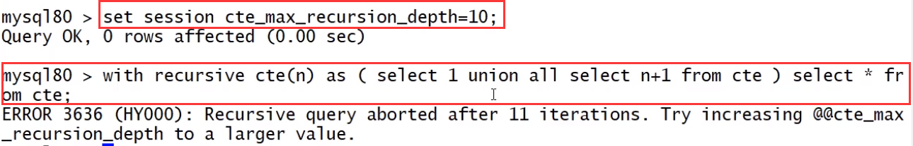 【Mysql8.0新特性 学习笔记】- 第三章 通用表表达式_mysql8.0 recursion-CSDN博客