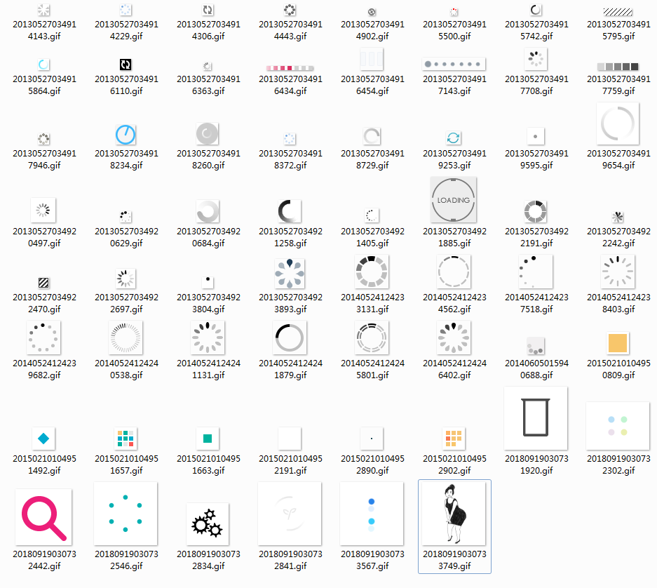 网页动态加载（loading）GIF图标_loading gif-CSDN博客