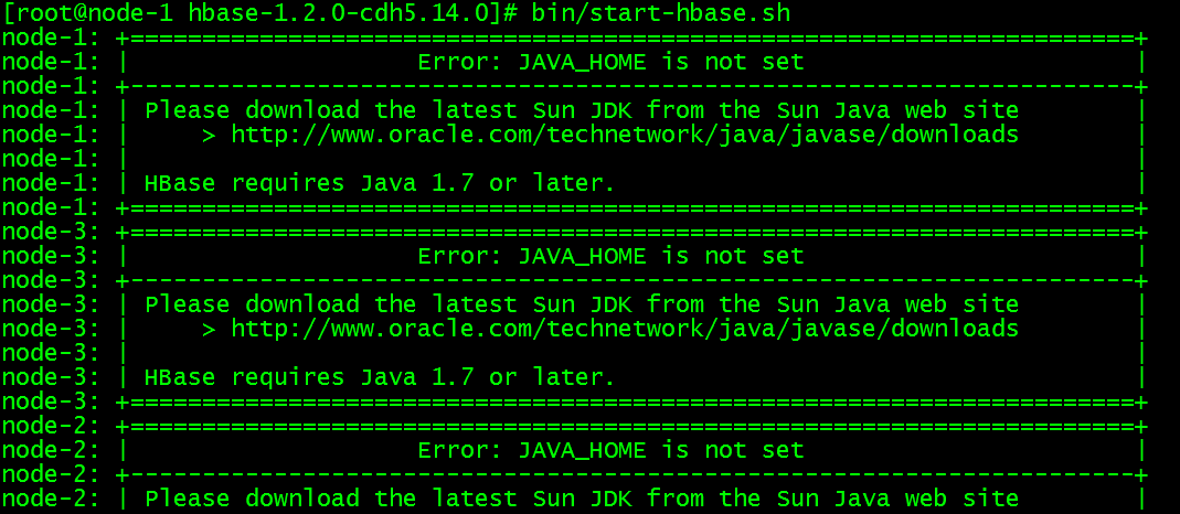 HBase启动报错： Error: JAVA_HOME is not set-CSDN博客