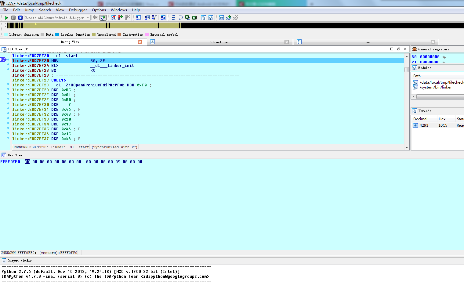 IDA调试可执行程序操作步骤_ida 调试android可执行文件-CSDN博客
