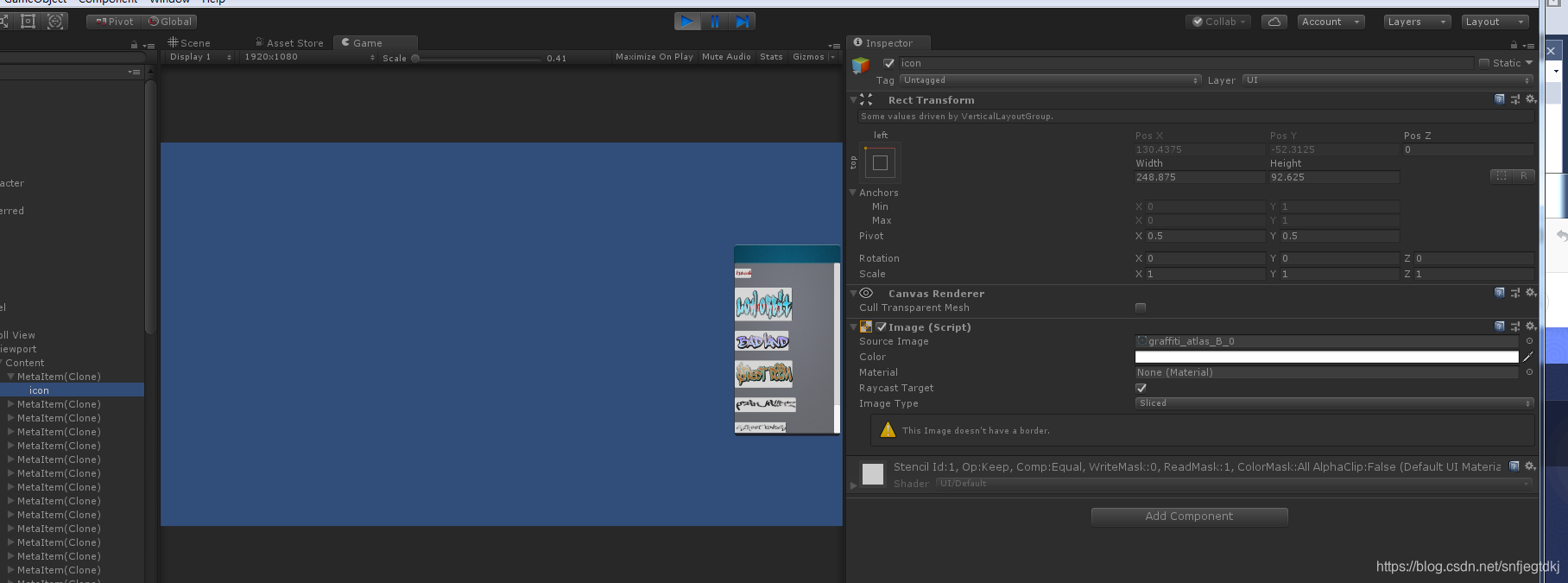 Unity Scroll View的自适应unity Scrollview Item尺寸自动 Csdn博客