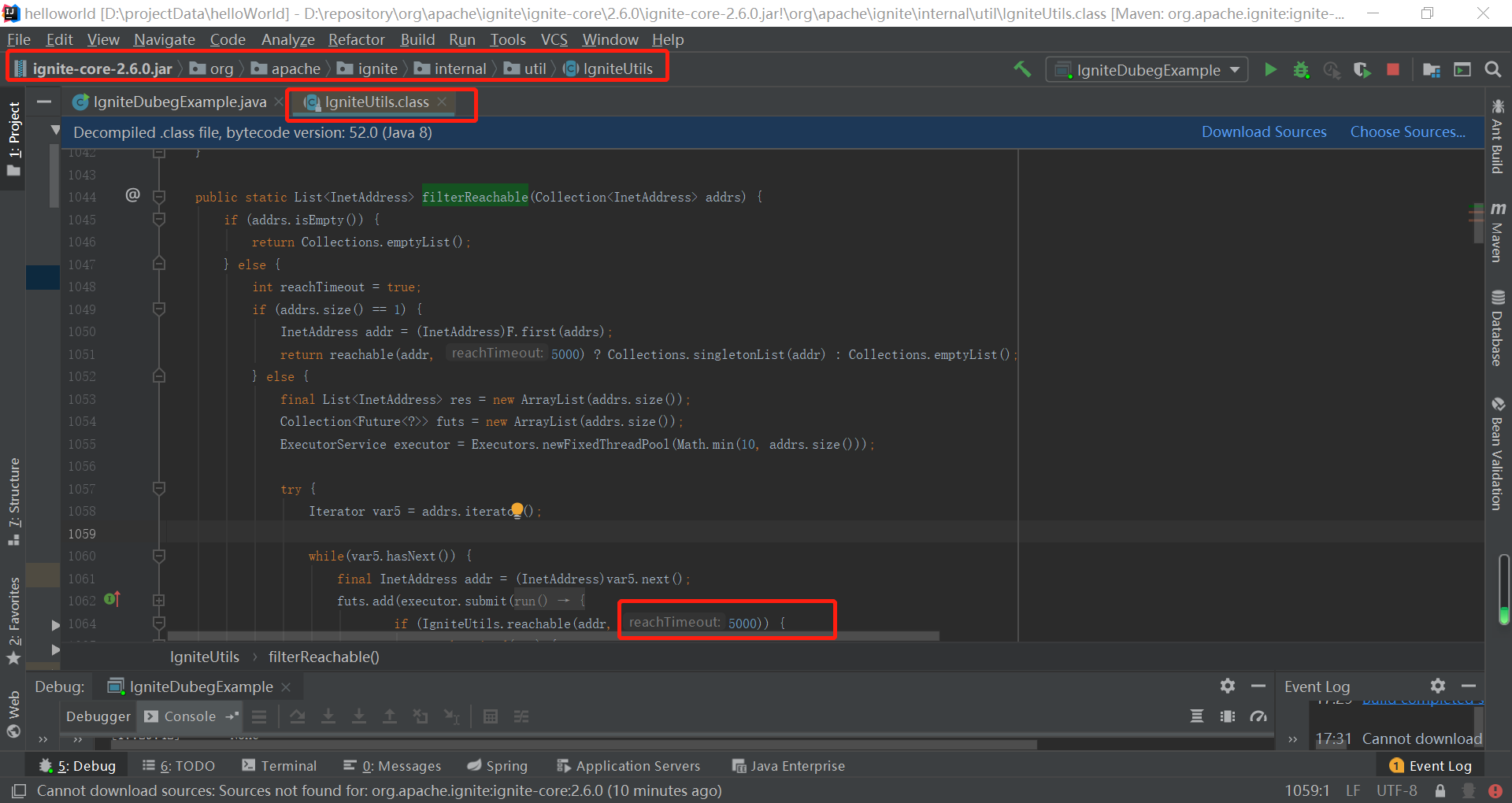 Ignite(五)-报错class org.apache.ignite.IgniteCheckedException: No network addresses found-解决方法 ...